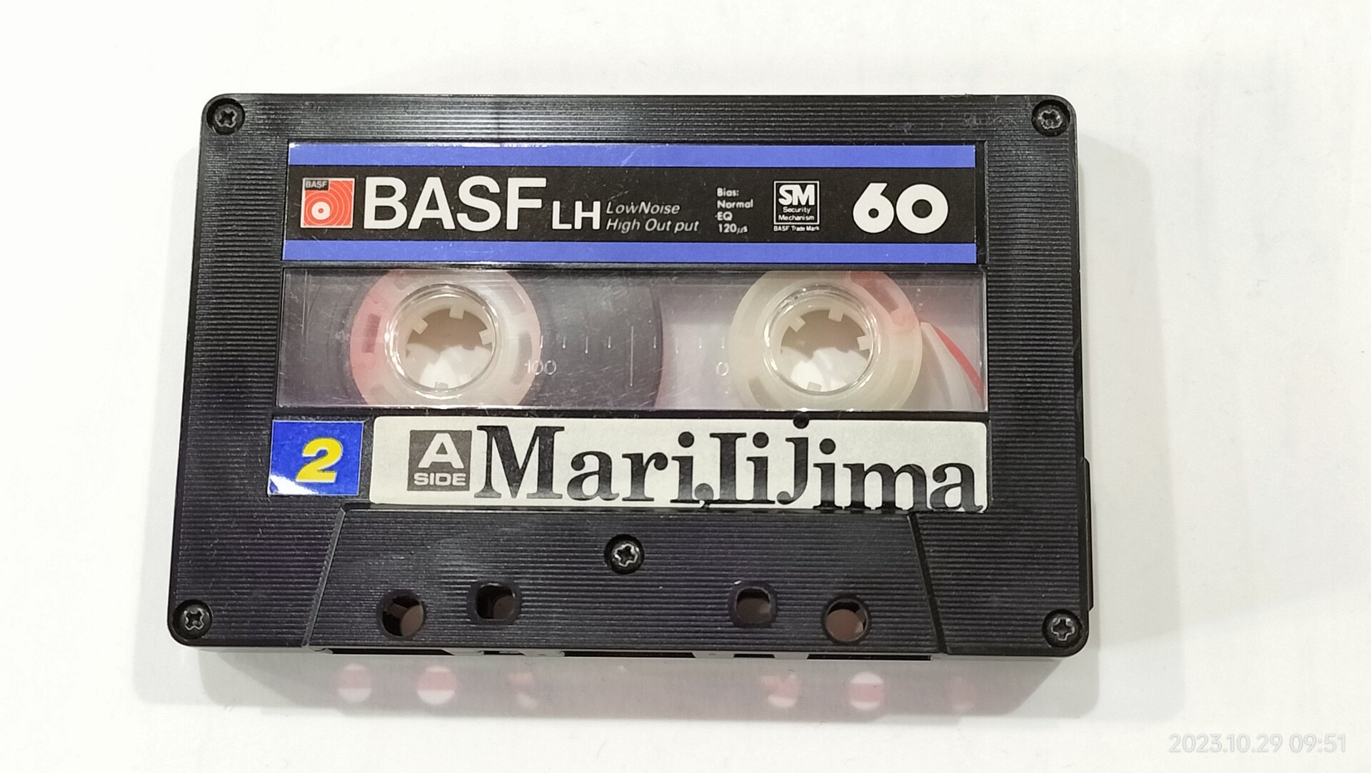 1980/昭和55/BASF/LH 60/カセットテープ/ノーマルポジション/ : Extinct Media Museum Tokyo