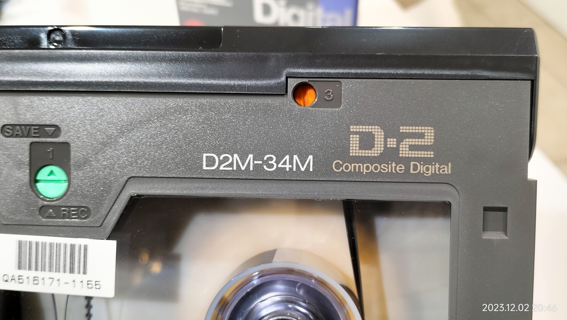 1997/平成9/SONY/D2M-34M/D2/Composit Digital/34分/デジタルビデオカセット/ : Extinct ...