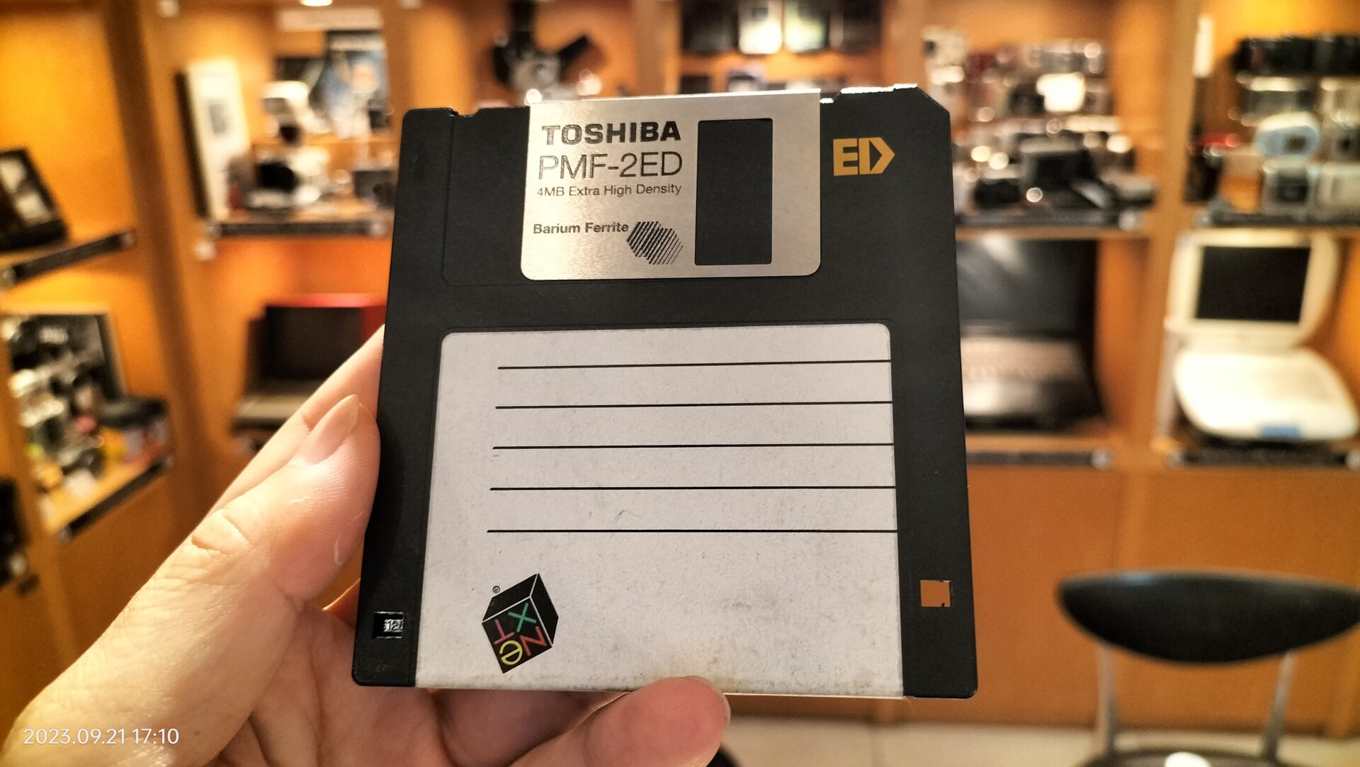 1991/平成3/TOSHIBA/PMF-2ED/4MB/2 side Extra high Density/フロッピーディスク/2EDは ...