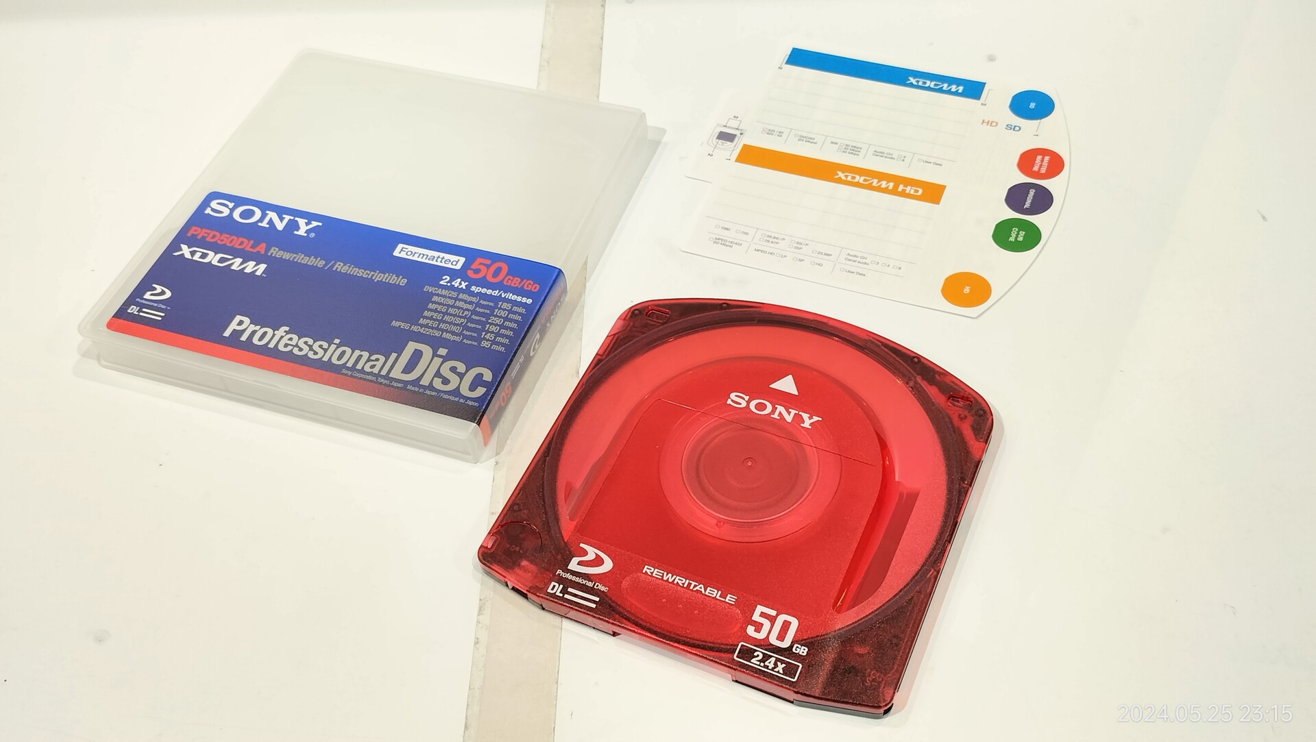 2006/平成18/SONY/XDCAM/PFD50DLA/ProfessionalDisc/50GB/放送局業務用映像ディスク ...