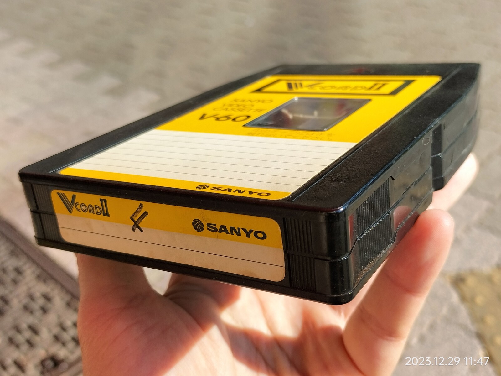 1974/昭和49/SANYO/V CORDⅡ/SANYO VIDEO CASEEETTE/V-cord方式/Vコード方式/V-60 ...