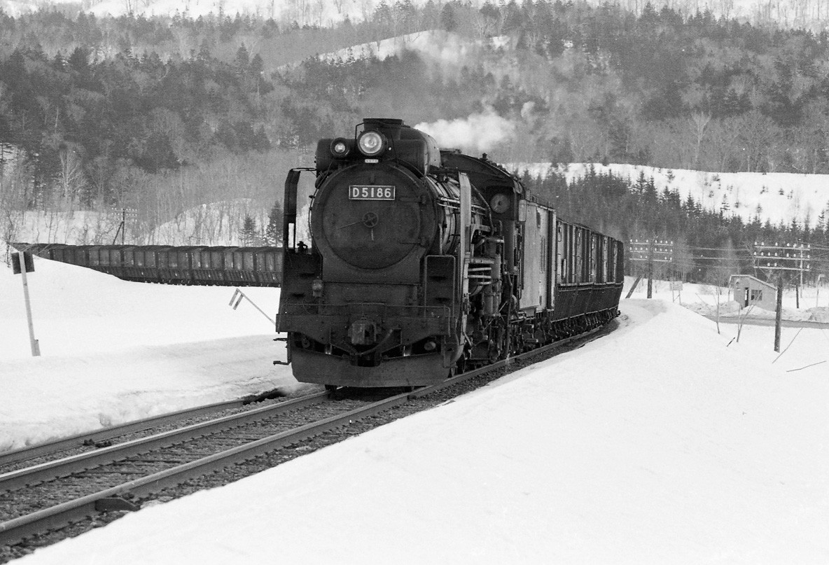 D61形蒸気機関車 全車両 留萠本線+羽幌線 1971.3 : 火の鳥草 発掘記