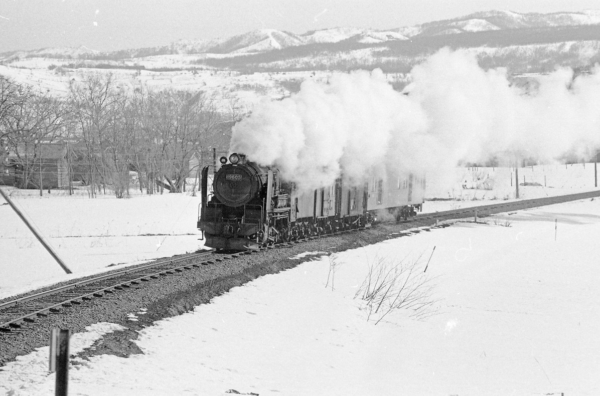 D61形蒸気機関車 全車両 留萠本線+羽幌線 1971.3 : 火の鳥草 発掘記