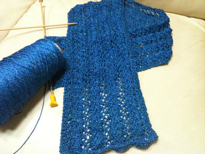 「Strangling Vine Lace Scarf」途中経過 Vol.2 : あみねこBlog