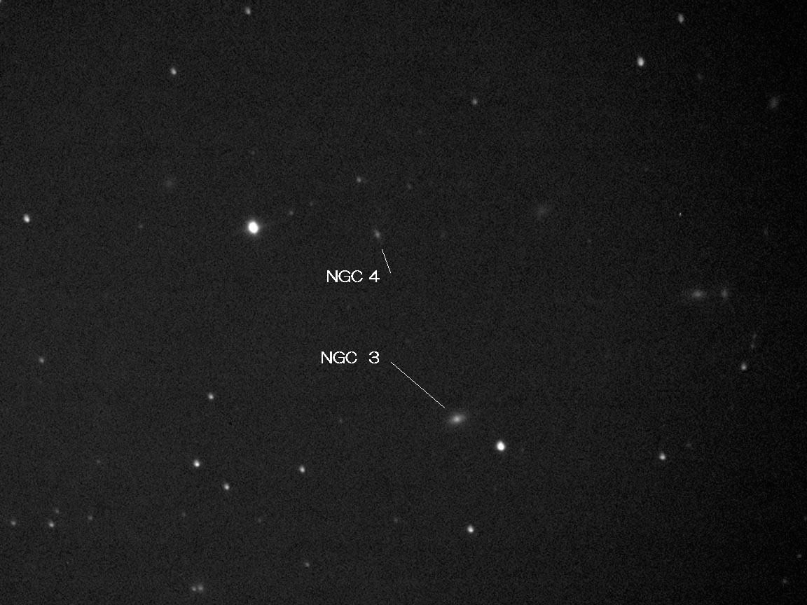 宇宙は両目で見るのが一番 : NGC 3、NGC 4