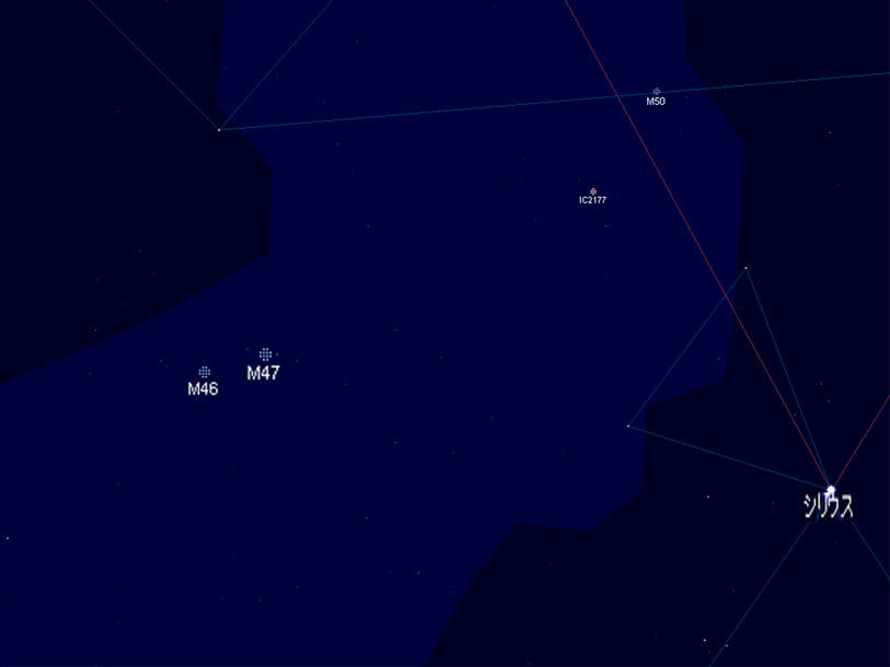 宇宙は両目で見るのが一番 : M46・M47