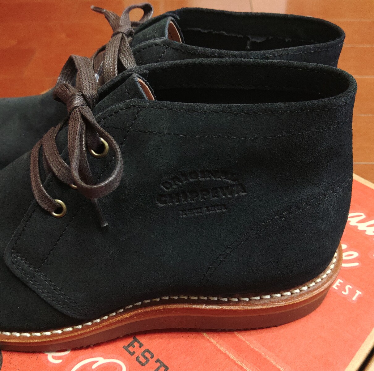 CHIPPEWA 1955 ORIGINAL MODERN SUBURBAN 1901G07 NAVY SUEDE : オートバイと ...