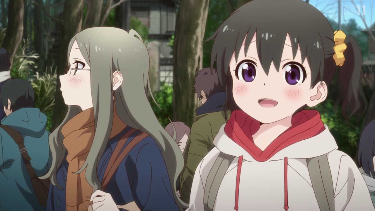 Fate雑記(士凛特化)＋あるふぁ : 【秋アニメ感想スレ】ヤマノススメ-Next Summit-第7話感想 初日の出登山とクラスメイトとの登山の二本立て。Bパートの一部謎作画は一体・・・？