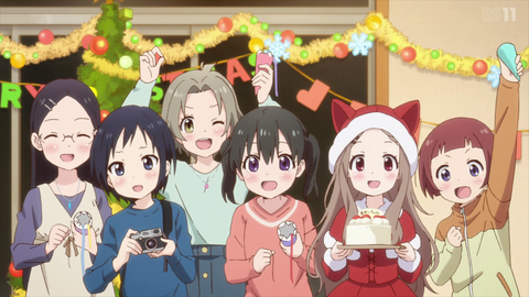 Fate雑記(士凛特化)＋あるふぁ : 【秋アニメ感想スレ】ヤマノススメ-Next Summit-第6話感想 全員集合でクリスマス回。サンタここなちゃん、可愛い♪