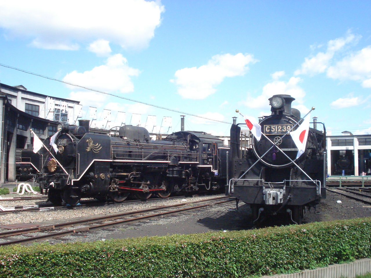 お召し機 庫外展示 ＠梅小路蒸気機関車館 : きぬの鉄道・バスブログ