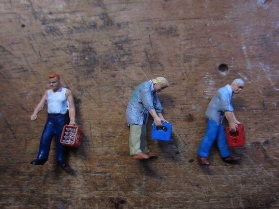 Preiser プライザー HO 1/87 10656 : 鉄道模型HO(16番) HNモジュール東京クラブ