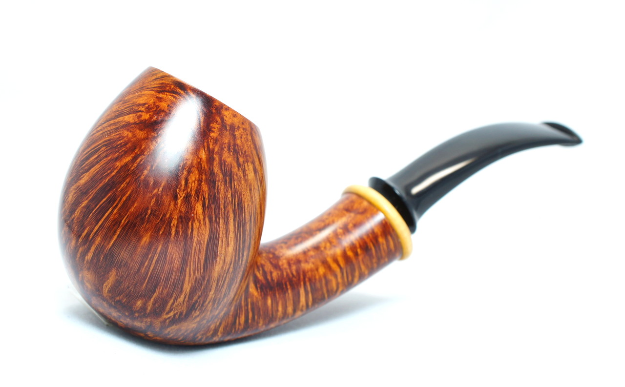 The-Hex Pipe Collection's | Brad Pohlmann Smooth Lars Blowfish with Boxwood