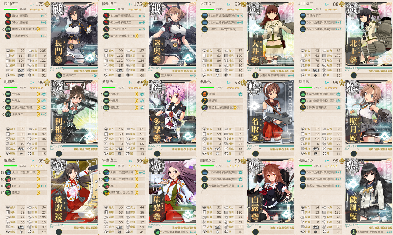 【艦これ】24年春E2甲-1 出撃記録 : hotateptのblog