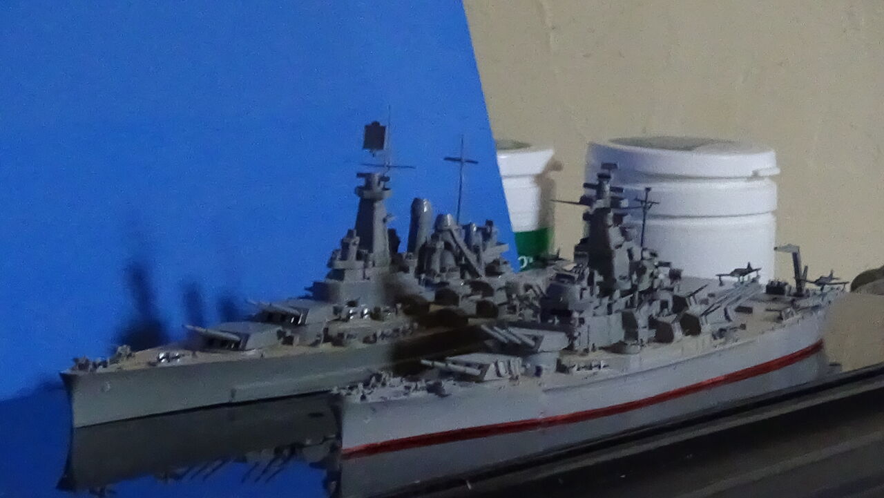 アメリカ海軍戦艦「ワシントン」1/700 アオシマ : 軍艦マニアのための艦船模型作品展覧ブログ