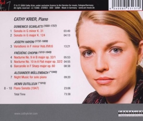 キャシー・クリエ（Cathy Krier） : クラシックがお好きでしょ