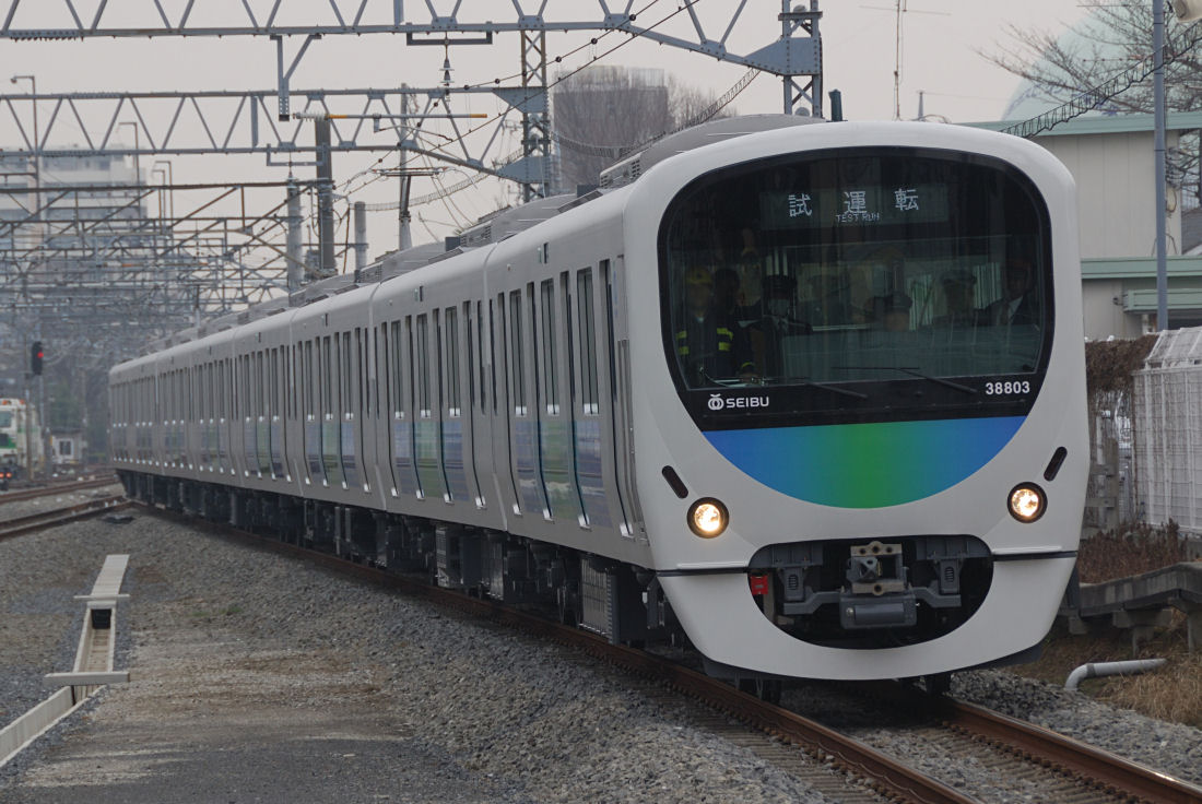 クロフネ航海手帳 : 西武30000系38103F試運転