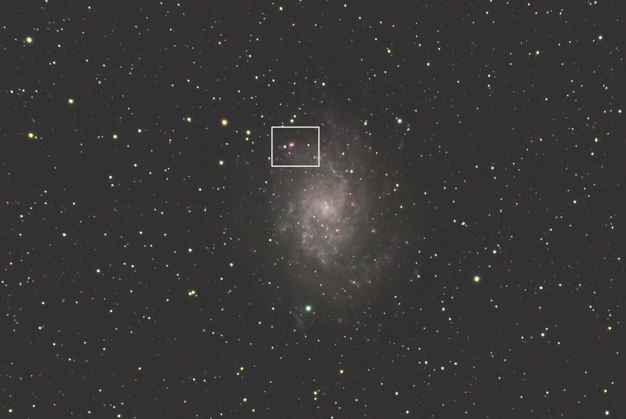 NGC604 : 宅撮り天体写真のブログ