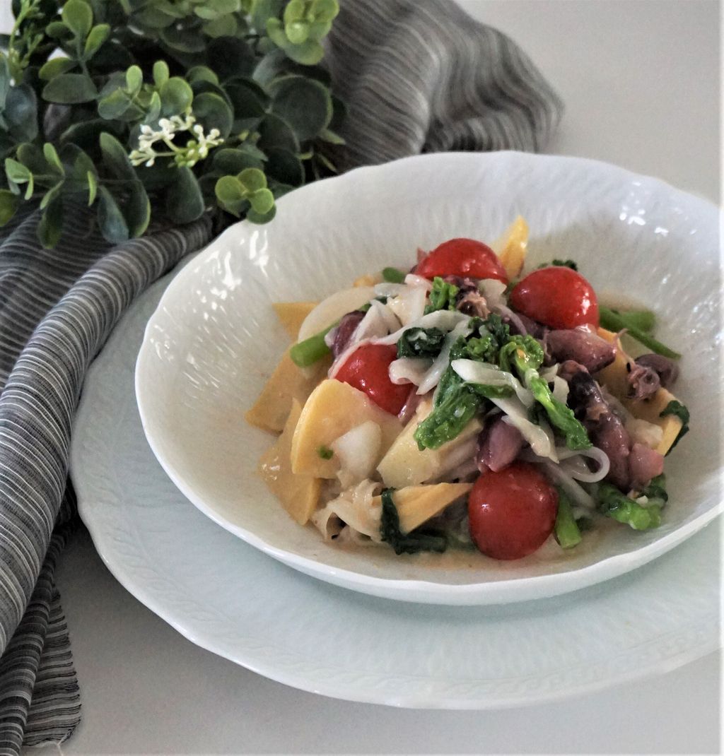 ホタルイカと茹で筍の春サラダ : My Happy Time