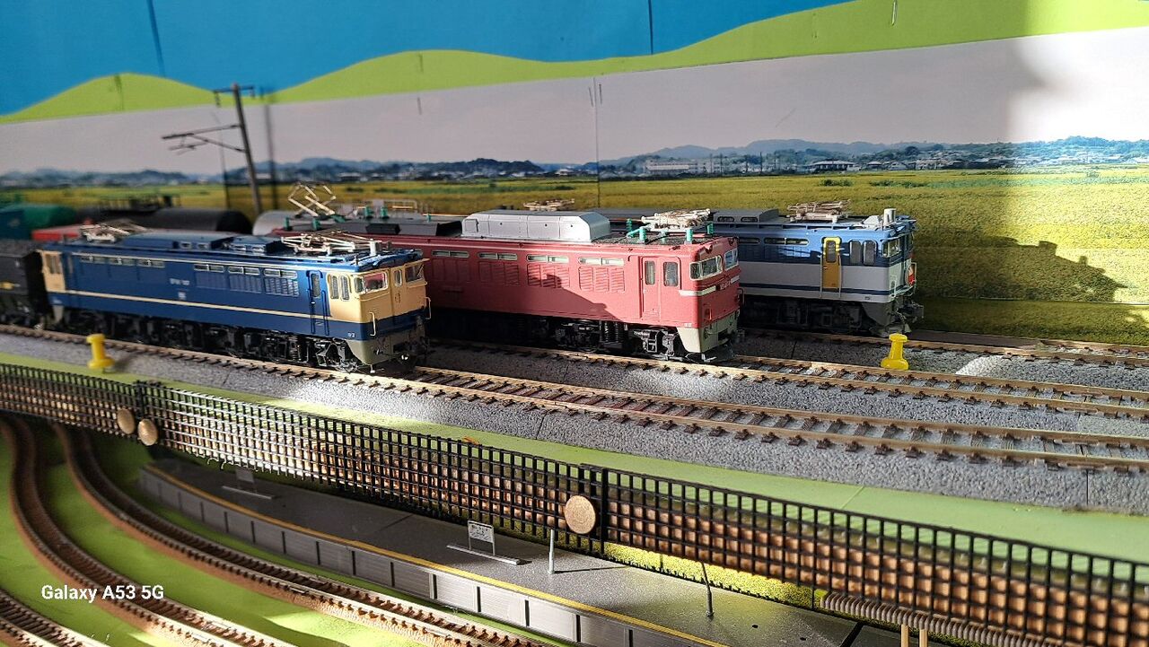 HOゲージEF65.EF81電気機関車運転会から2 : 鉄道模型おもちゃ倶楽部