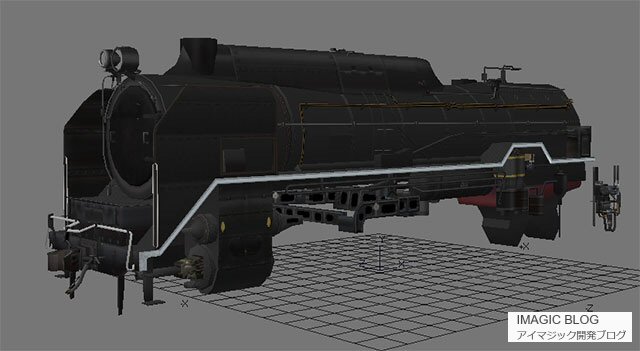 VRM5版のD51-498のUP画像から1: 鉄道模型シミュレータ―5で一人遊びだ。