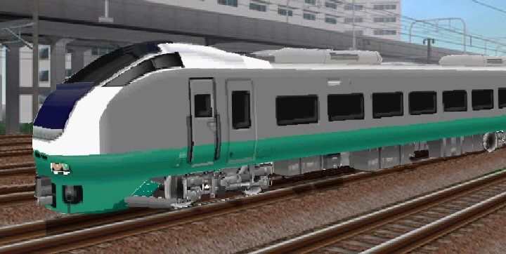 新VRM3★井戸端会議 : 新幹線レイアウト完成65 E653系フレッシュひたちｸﾞﾘｰﾝﾚｲｸ