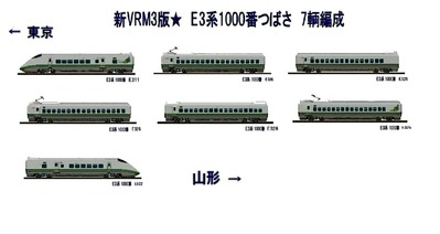 新VRM3★井戸端会議 : 仮想東北本線越河駅レイアウト128-E3系