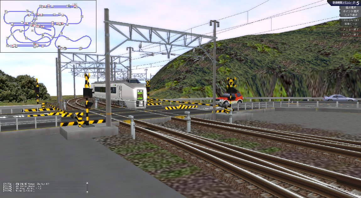 新VRM3★井戸端会議 : VRM5版Tomix踏切部品を使って踏切配置から3