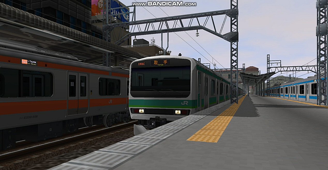 新VRM3★井戸端会議 : 駅ホームでの到着、出発シーンから1