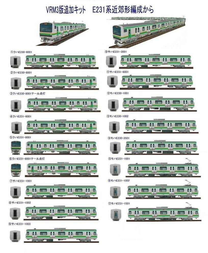 新VRM3★井戸端会議 : 通勤高架線のE231系 近郊型から