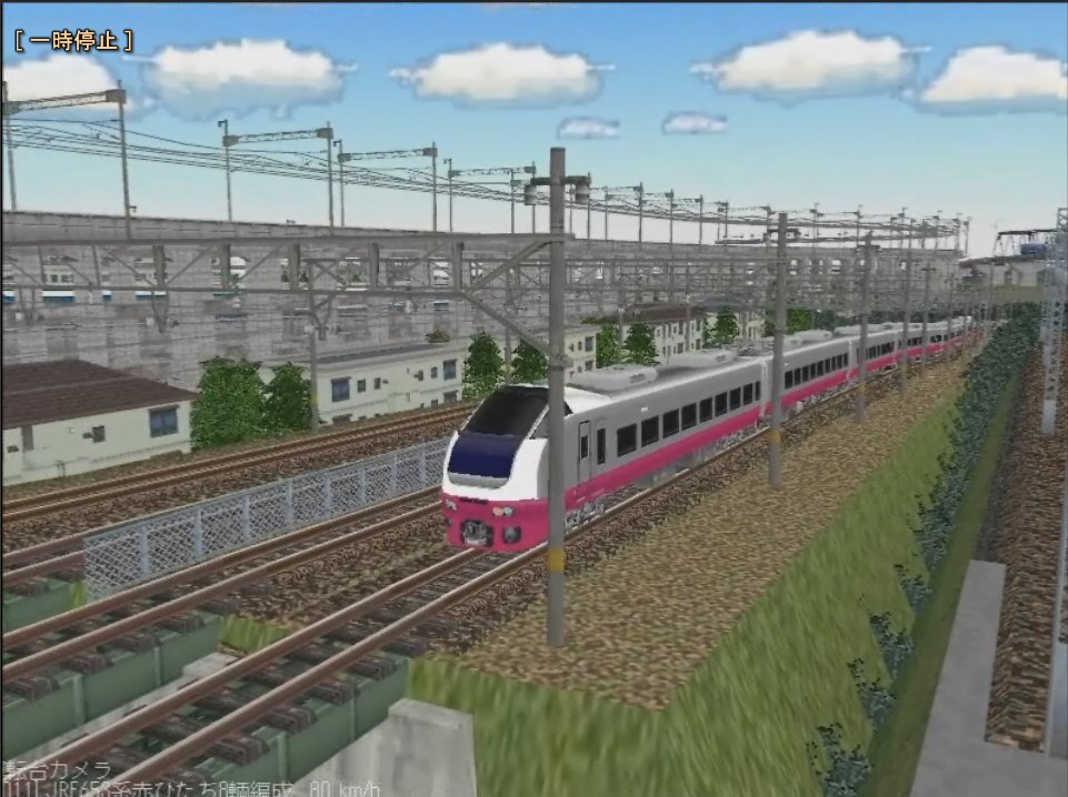 新VRM3★井戸端会議 : 新幹線レイアウト完成67 E653系フレッシュひたちｽｶｰﾚｯﾄﾌﾞﾛｯｻﾑ