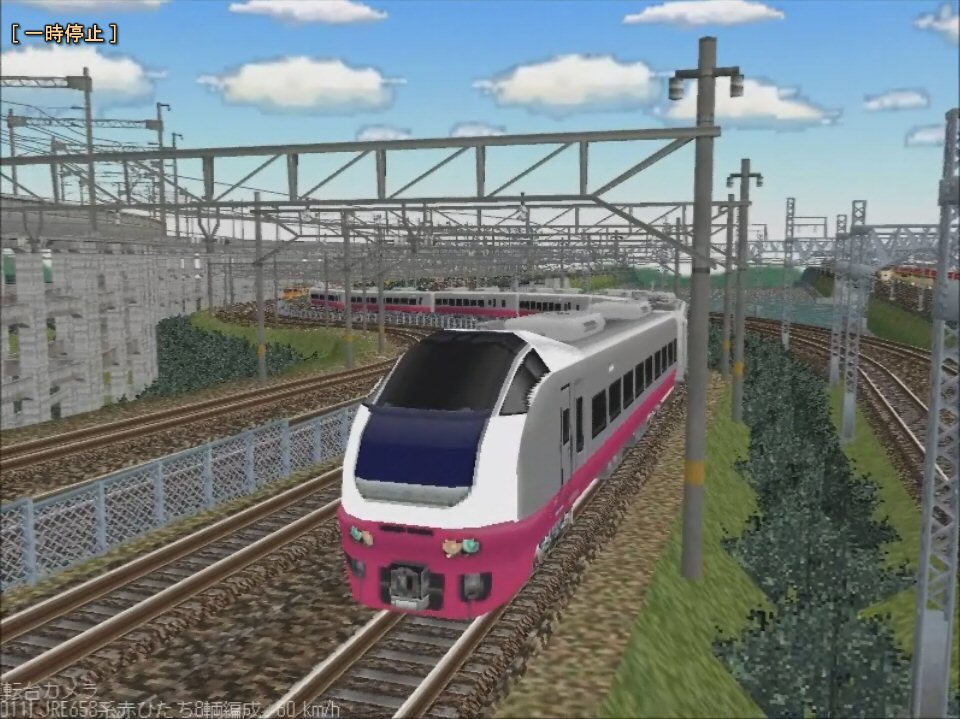 新VRM3★井戸端会議 : 新幹線レイアウト完成67 E653系フレッシュひたちｽｶｰﾚｯﾄﾌﾞﾛｯｻﾑ