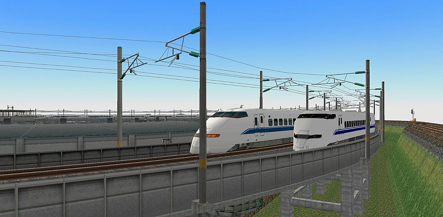 新VRM3★井戸端会議 : 300系3000番のぞみ16両編成VRM2版