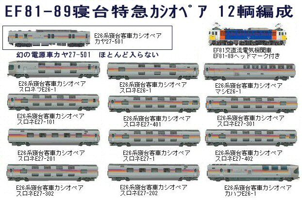 新VRM3★井戸端会議 : 力行シリーズ26 EF8189 カシオペア編成