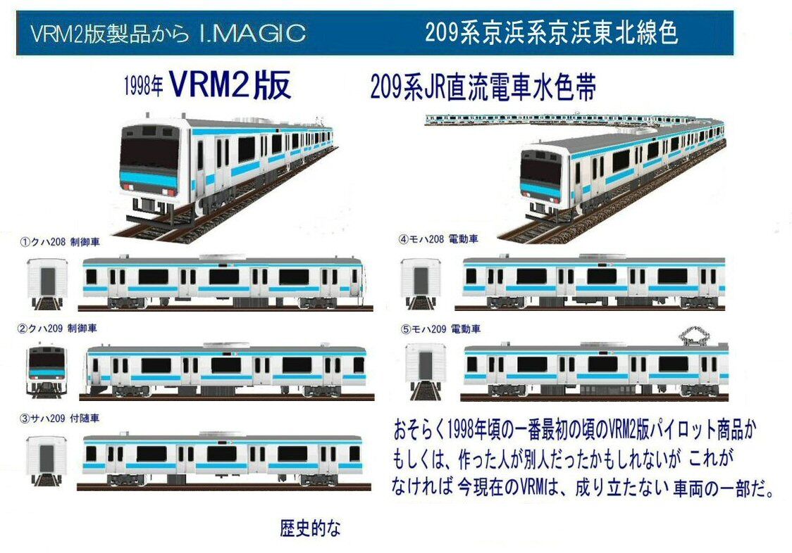新VRM3★井戸端会議 : VRM3細長レイアウト製作67ー209系京浜東北線