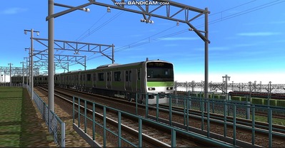 新VRM3★井戸端会議 : E231系500番ウグイス色帯山手線から1