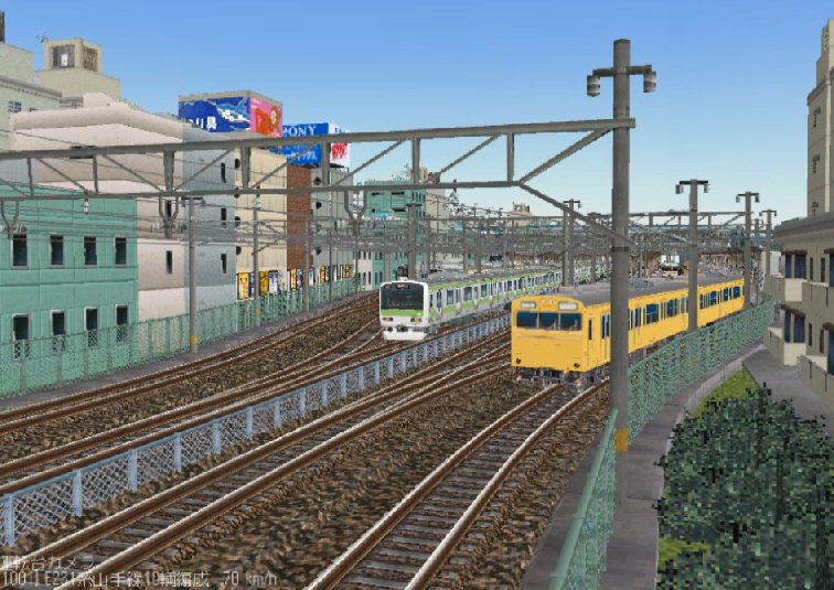 新VRM3★井戸端会議 : KATOレイアウトからE231系山手線色遠景