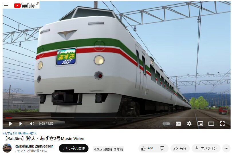 新VRM3★井戸端会議 : RailSimのあずさ2号から