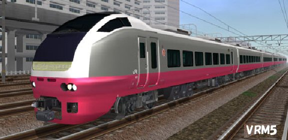 新VRM3★井戸端会議 : 新幹線レイアウト完成67 E653系フレッシュひたちｽｶｰﾚｯﾄﾌﾞﾛｯｻﾑ