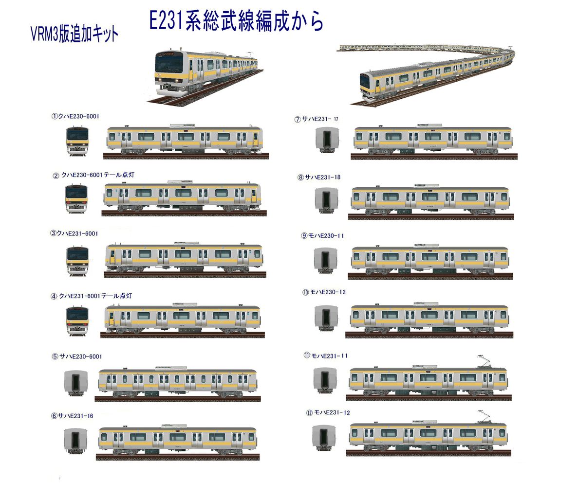新VRM3★井戸端会議 : E231系を走らせてみるか2