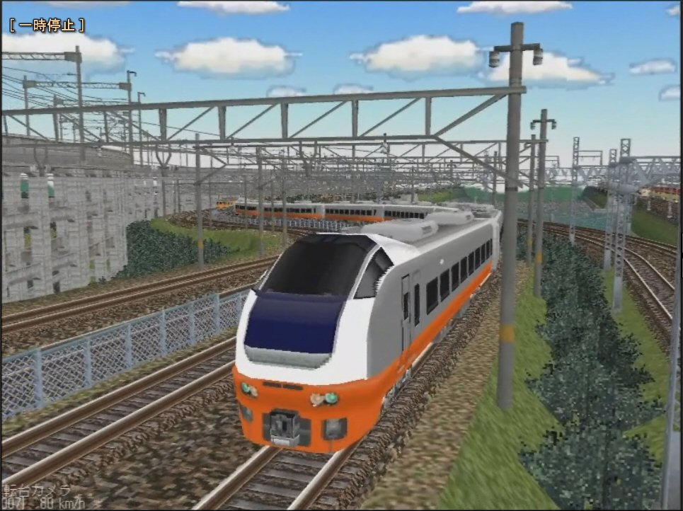 新VRM3★井戸端会議 : 新幹線レイアウト完成64 E653系フレッシュひたちｵﾚﾝｼﾞﾊﾞｰﾓﾝ