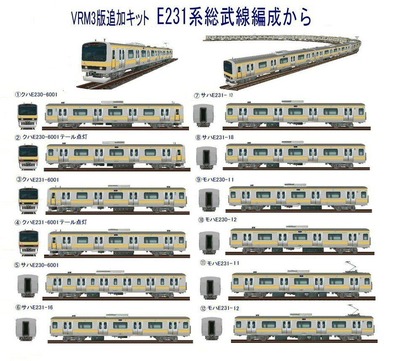新VRM3★井戸端会議 : VRM3細長レイアウト製作80-E231系総武線