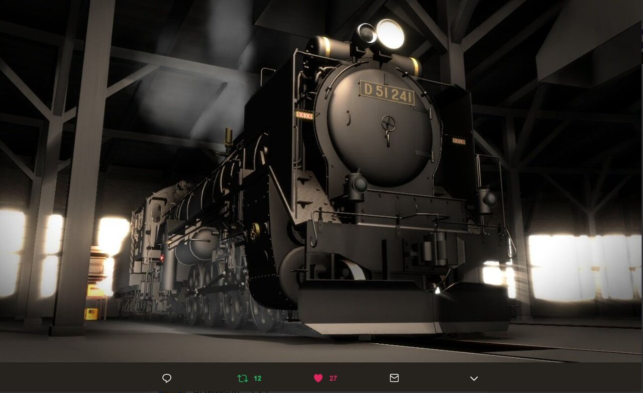 新VRM3★井戸端会議 : MMD鉄道の画像を真似したが