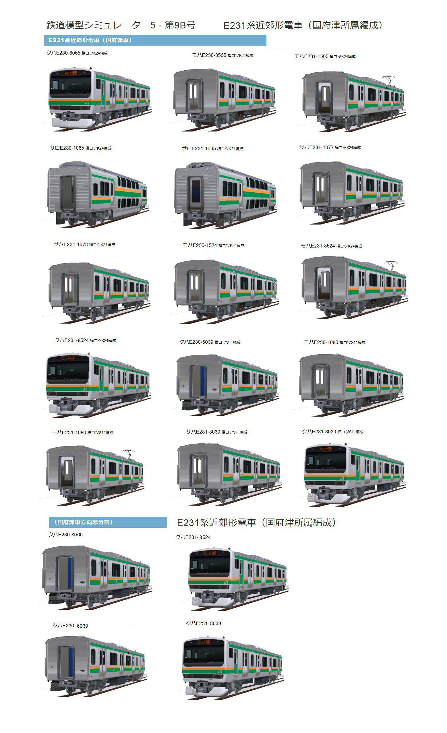 新VRM3★井戸端会議 : VRM5版E231系近郊形電車から その5