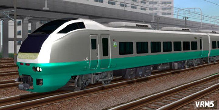 新VRM3★井戸端会議 : 新幹線レイアウト完成65 E653系フレッシュひたちｸﾞﾘｰﾝﾚｲｸ