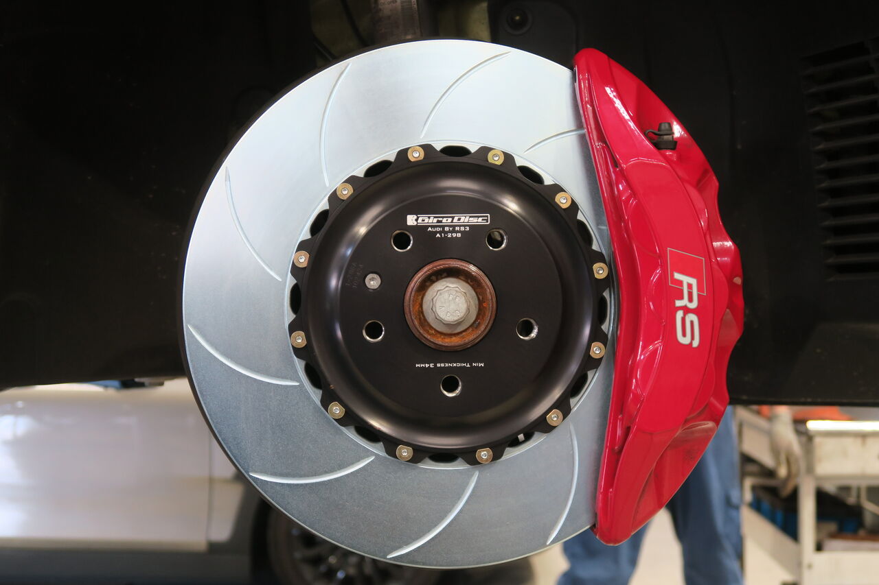 イシカワエンジニアリング スタッフブログ:AUDI RS3 (8Y) Sedan × Giro Disc Brake Rotor
