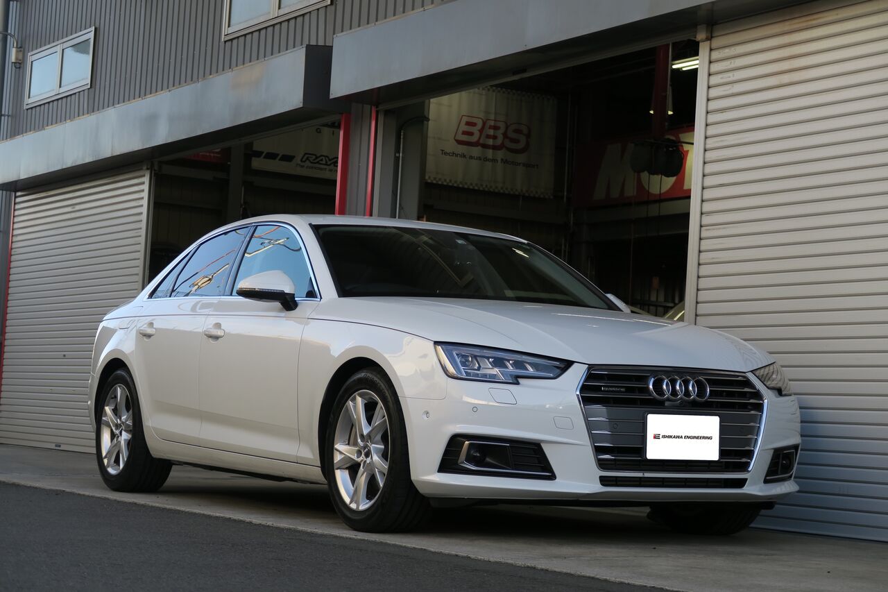 イシカワエンジニアリング スタッフブログ:AUDI A4(B9) × iSWEEP BRAKE FLUID + MOTUL 300V CHRONO