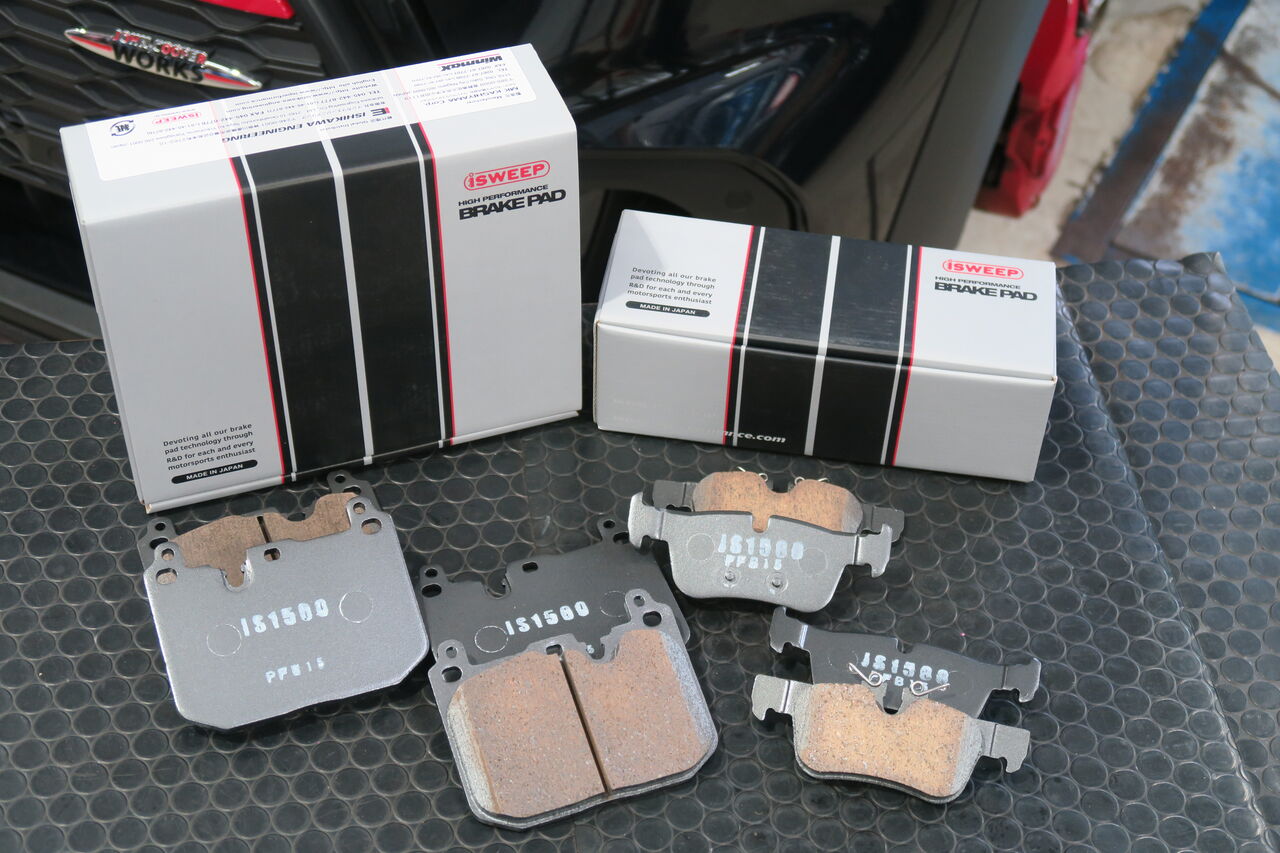 イシカワエンジニアリング スタッフブログ:MINI F56 JCW LCI2 × iSWEEP Brake Pad IS1500
