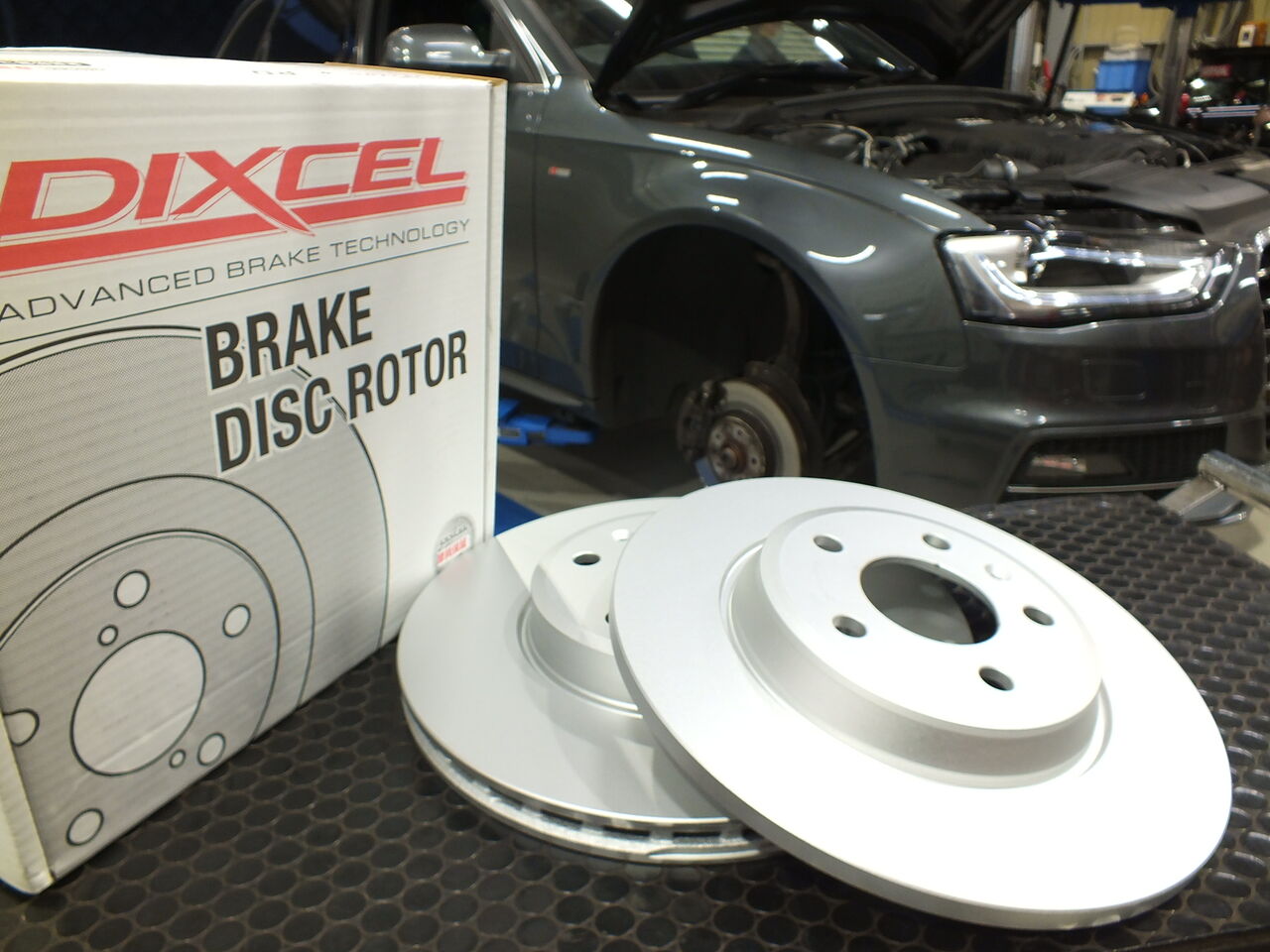 イシカワエンジニアリング スタッフブログ:AUDI A4(B8) 2.0TFSI × DIXCEL BRAKE ROTOR