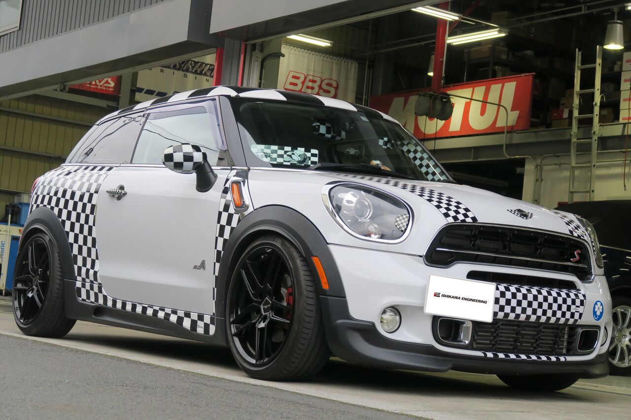 イシカワエンジニアリング スタッフブログ:MINI R61 Cooper S ALL4 × 4輪アライメント調整