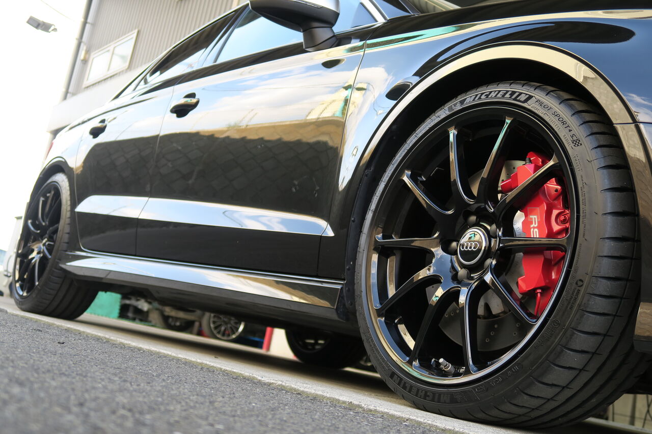 イシカワエンジニアリング スタッフブログ:AUDI RS3 (8V) Sedan × NEUSPEED RSe102 + Sport Spring